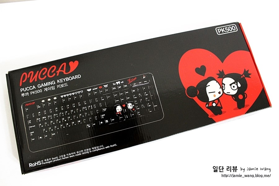 경제적으로 체감하는 뿌까의 귀여움과 동시입력의 기쁨, 뿌까 게이밍 키보드 PK500 - 에누리 쇼핑지식 리뷰